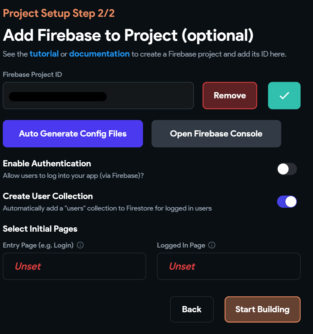 FlutterFlow で FireBase と連携する方法 | しゃくろぐ