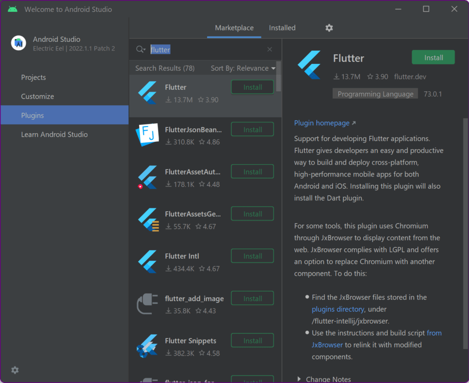flutterの環境をandroid studioで構築 | しゃくろぐ
